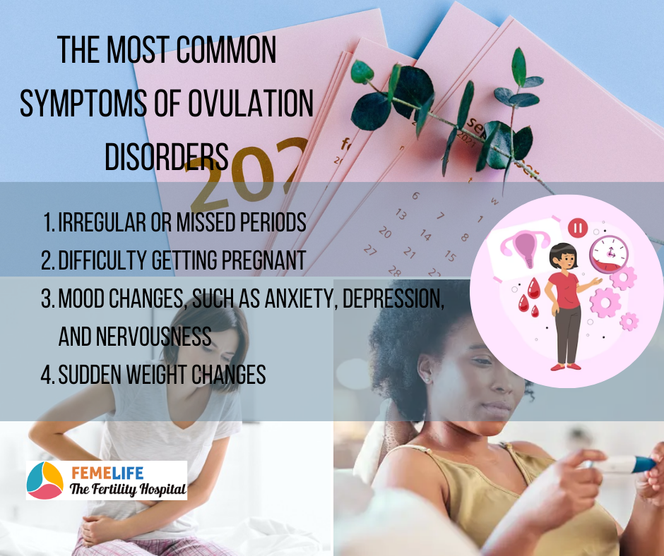 The most common symptoms of ovulation disorders - After Embryo Transfer